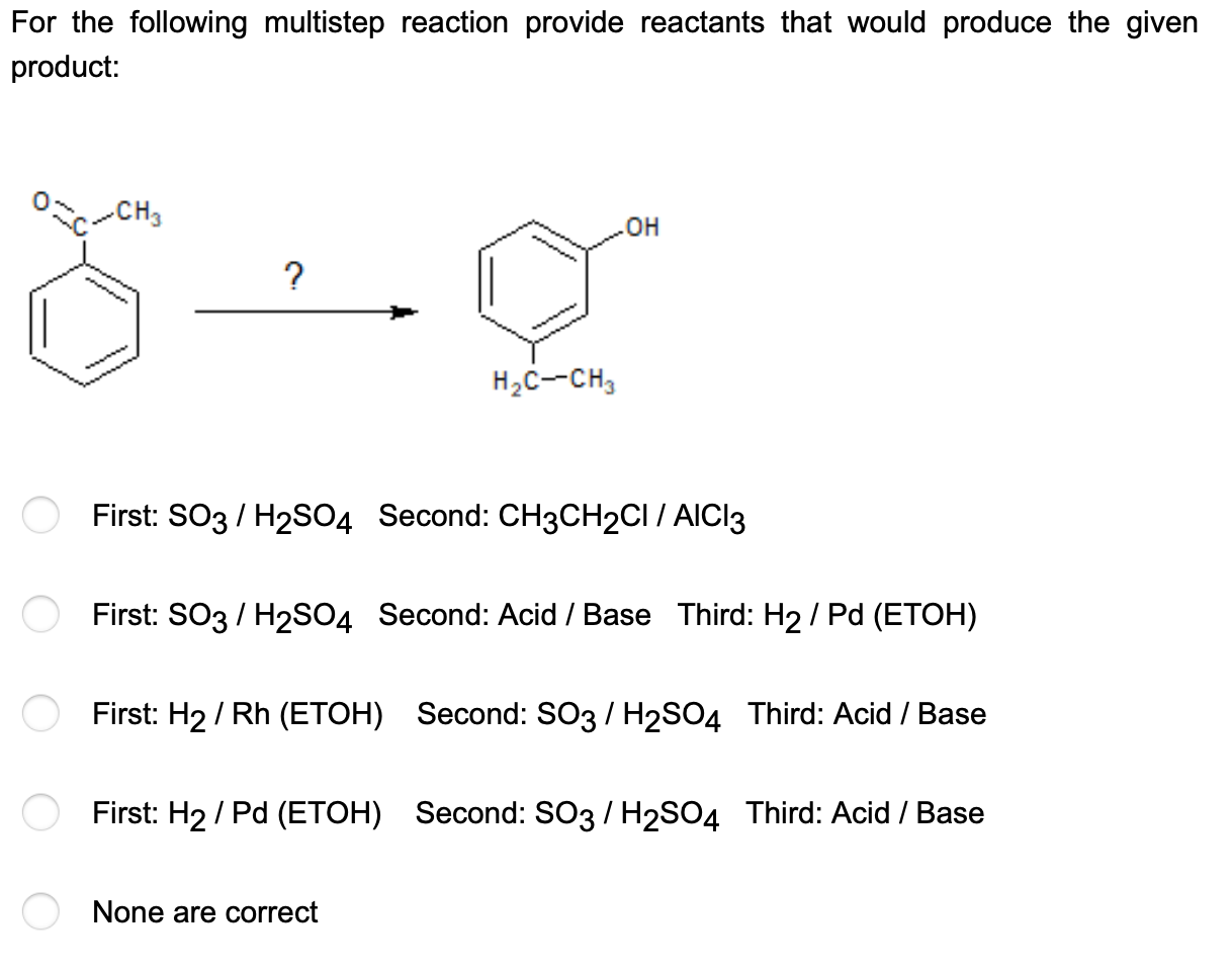 Solved For the following multistep reaction provide | Chegg.com