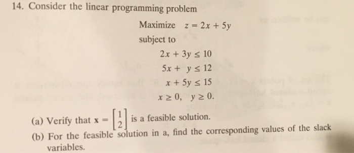 Solved Consider the linear programming problem Maximize | Chegg.com