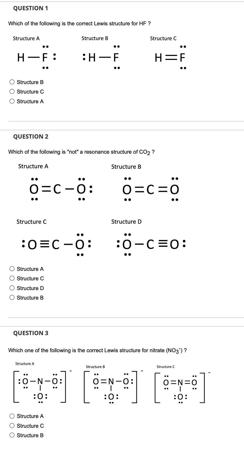 Hf Lewis Structure