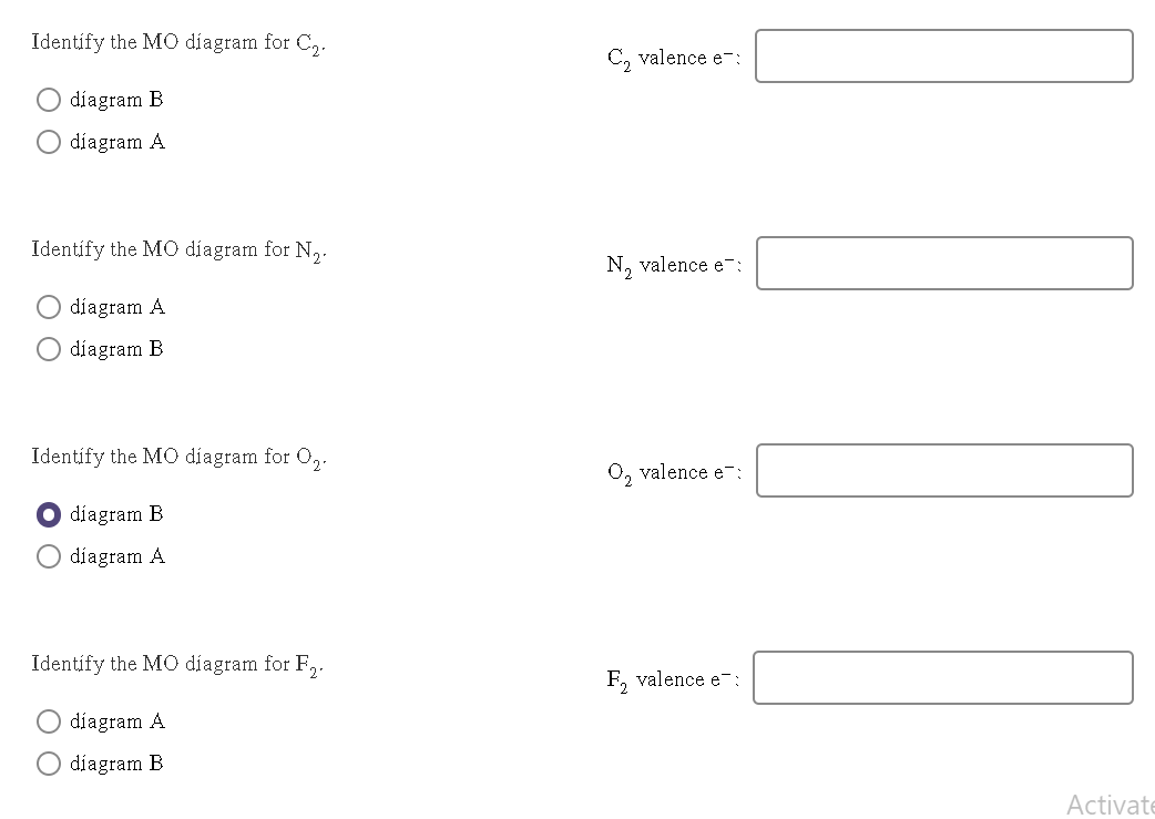 Solved For Each Of These Molecules Identify The Proper Mo