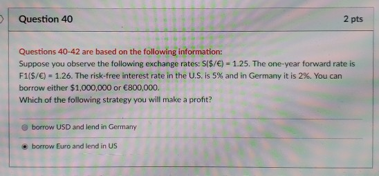 Solved I need ONLY the answer for question #42. I have | Chegg.com