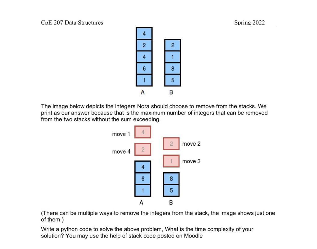 Solved Q2 [ 15 pts). Aseel has two stacks of non-negative | Chegg.com
