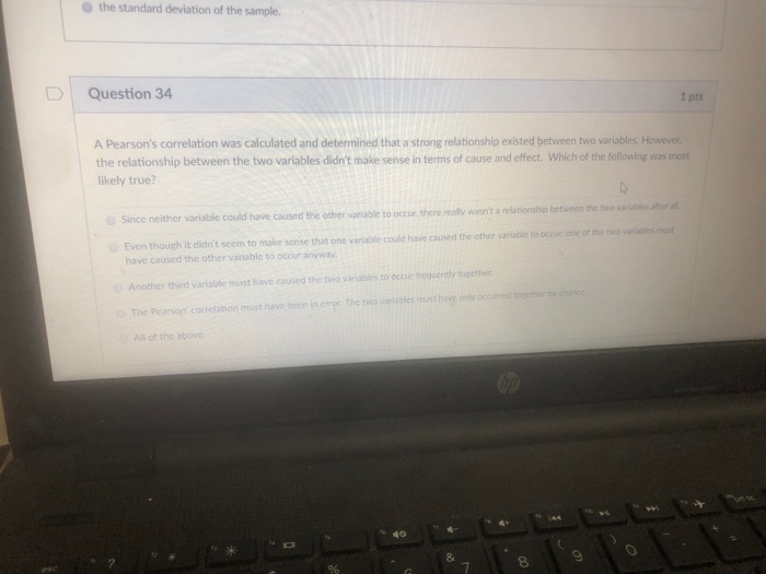 Solved Question 53 2 pts A reasonable approach to the | Chegg.com