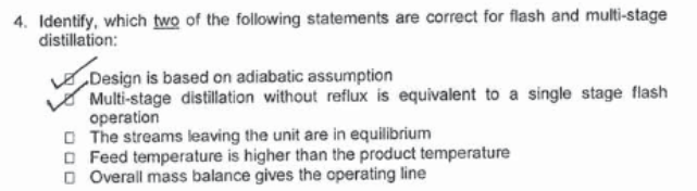 Solved 4. Identify, which two of the following statements | Chegg.com