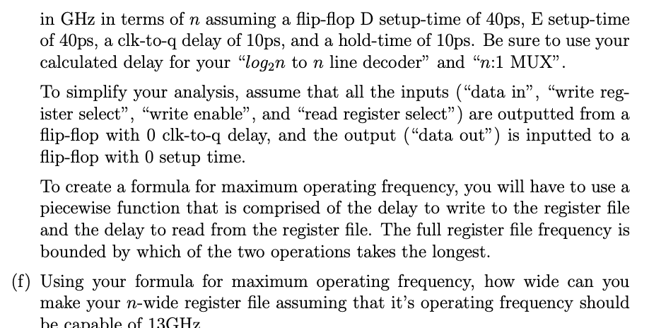 Solved analyze the register file to ensure it meets your | Chegg.com