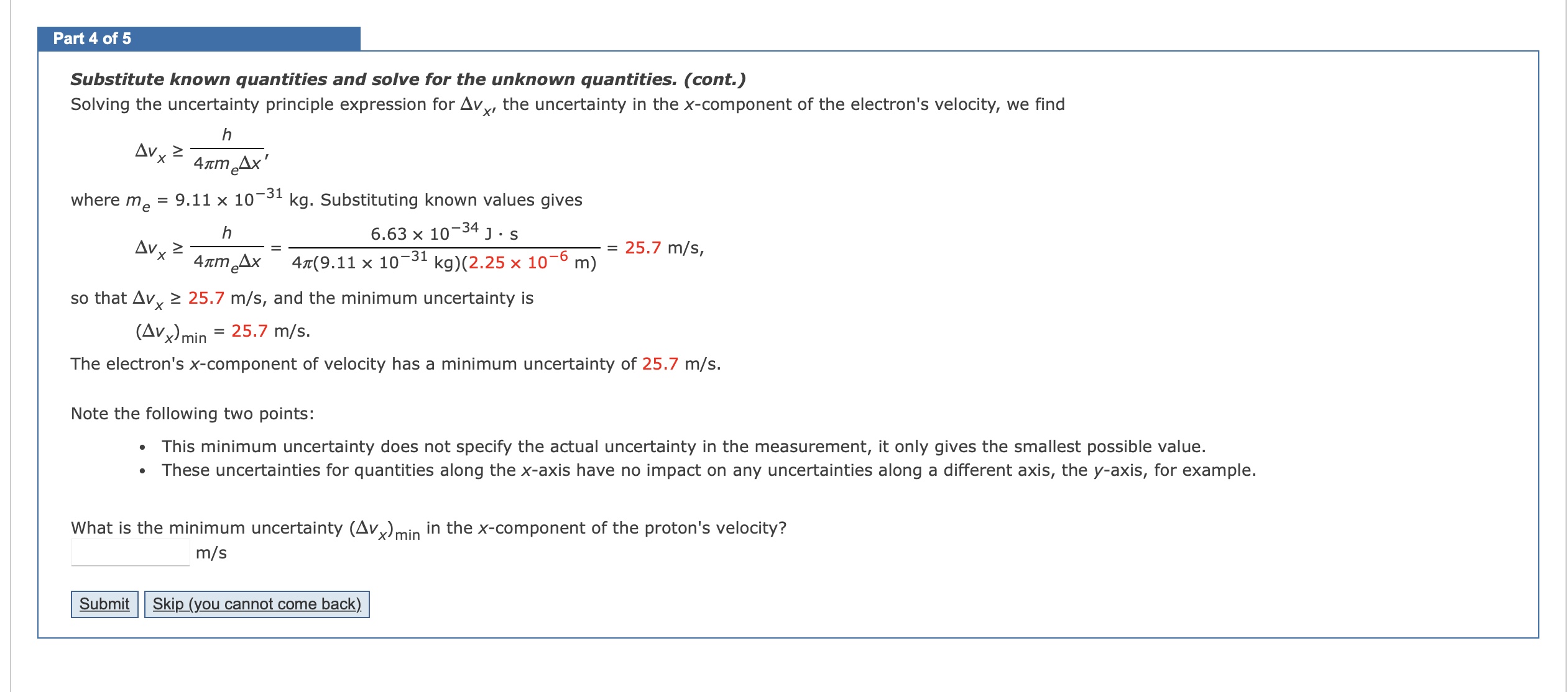 Solved Identify the relevant quantum physics topic: the | Chegg.com