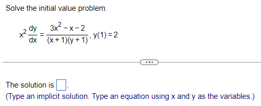 Solved Solve the initial value problem. | Chegg.com