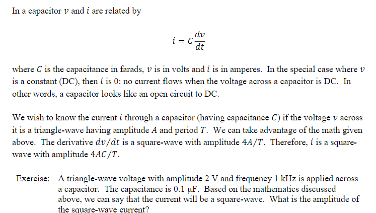 Solved The derivative of a triangle-wave is a square-wave. | Chegg.com