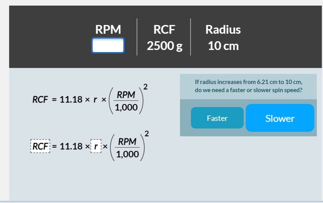 Solved RCF=11.18×r×(1,000RPM)2RCF=11.18×r×(1,000RPM)2 If | Chegg.com