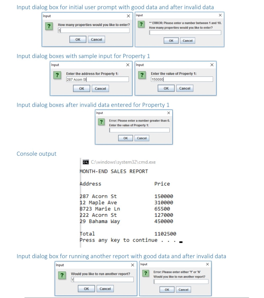 Solved Input Dialog Box For Initial User Prompt With Good
