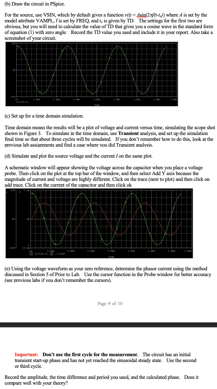 Solved 1. Review of Sinusoidal Waveforms -OT/(2T) - T- | Chegg.com