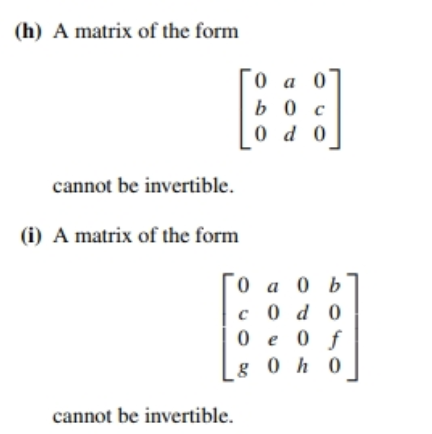 Solved (1) If A is an n x n invertible matrix, then | Chegg.com