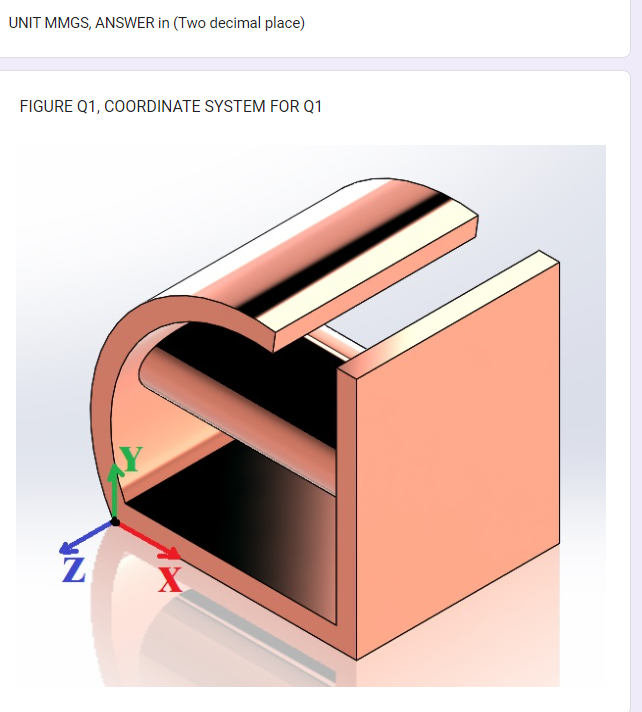 Solved UNIT MMGS, ANSWER in (Two decimal place) FIGURE Q1, | Chegg.com