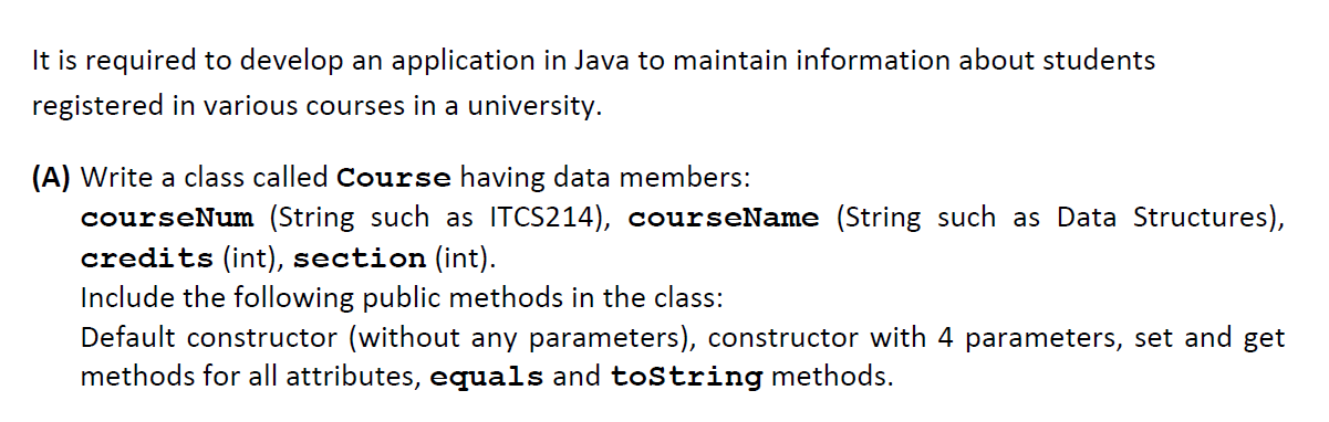 Solved It is required to develop an application in Java to | Chegg.com