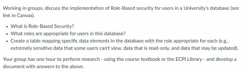 Solved CIS 223: Introduction to Database: Please submit a | Chegg.com
