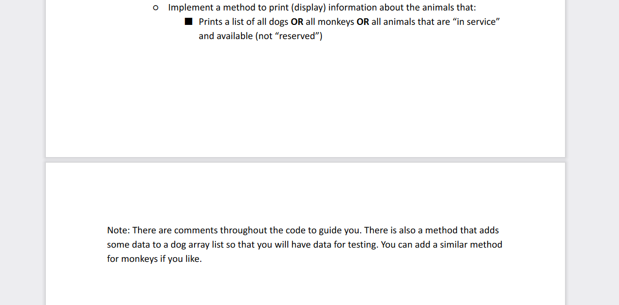 Solved Driver.java Class In this class, you will modify and | Chegg.com