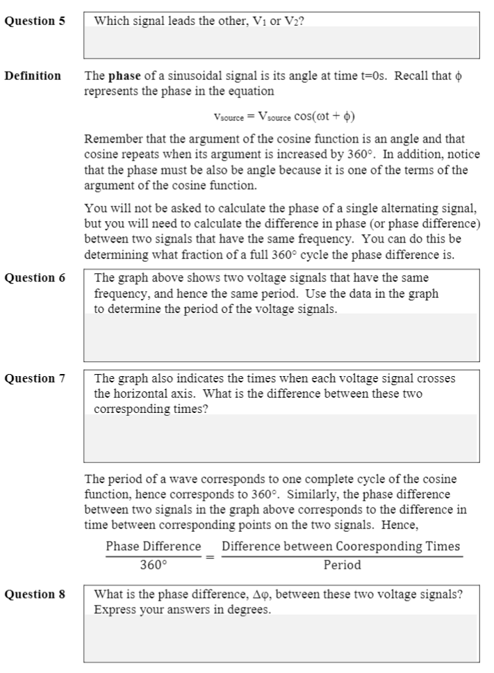 Solved Purpose Activity AC Circuits Investigation #1 Theory | Chegg.com