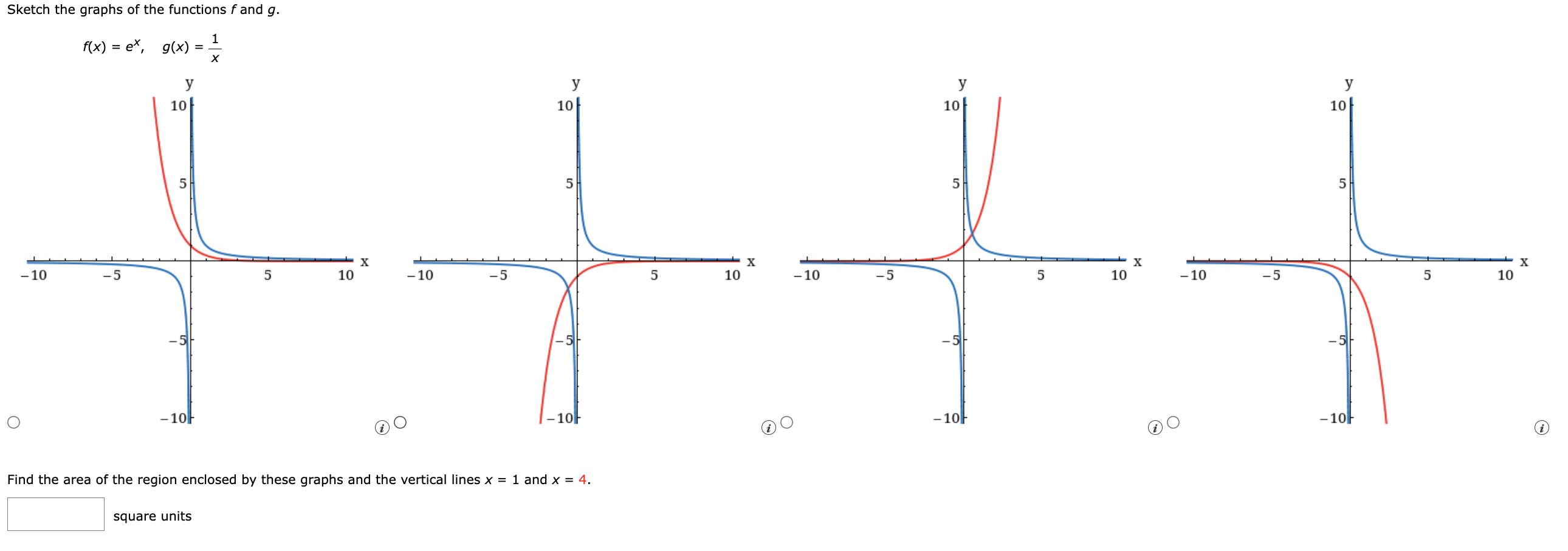 Solved Sketch the graphs of the functions f ﻿and | Chegg.com