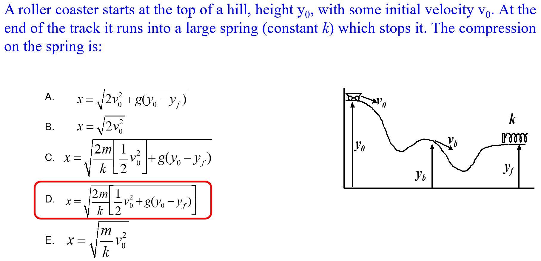 Solved A roller coaster starts at the top of a hill, height | Chegg.com