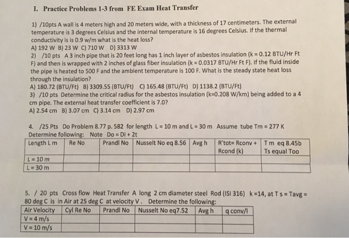 Solved A wall is 4 meters high and 20 meters wide, with a | Chegg.com