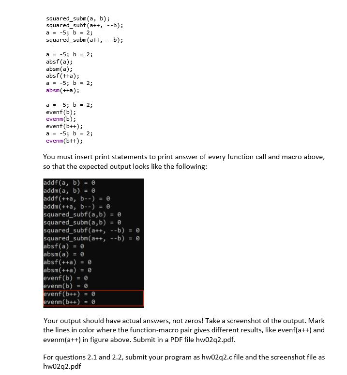 Solved Observe each of the functions below and understand | Chegg.com