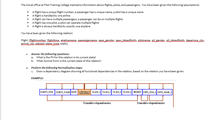 Solved The travel office at Pilot Training College maintains | Chegg.com