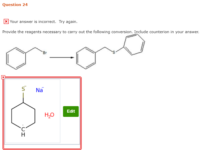 Solved Your answer is incorrect. Try again. Predict the | Chegg.com