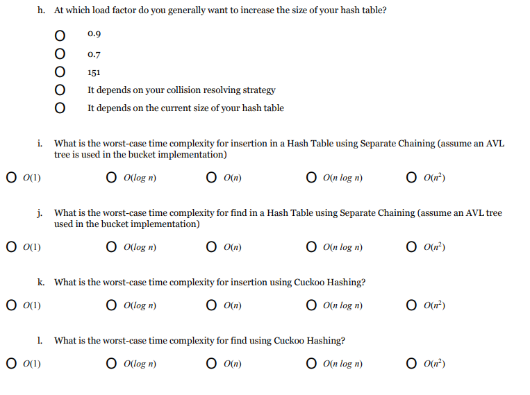Solved a. What is the average-case time complexity for | Chegg.com