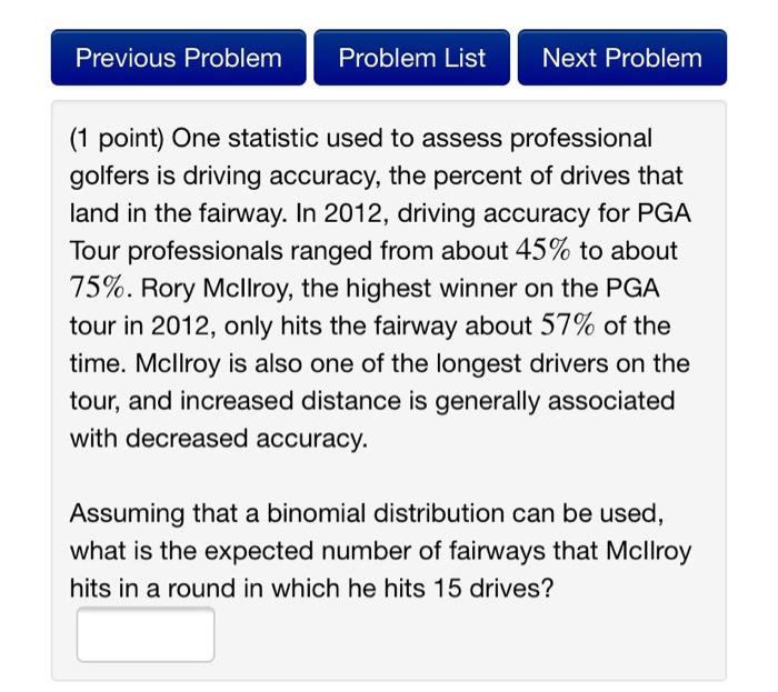 Solved Problem List Previous Problem Next Problem 5 Points 4824