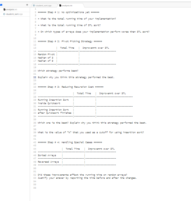 Solved 1 - student_sort.cpp 1 \#include 2 using namespace | Chegg.com