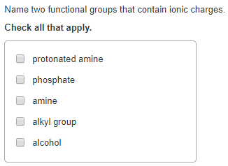 Solved Name two functional groups that contain ionic | Chegg.com