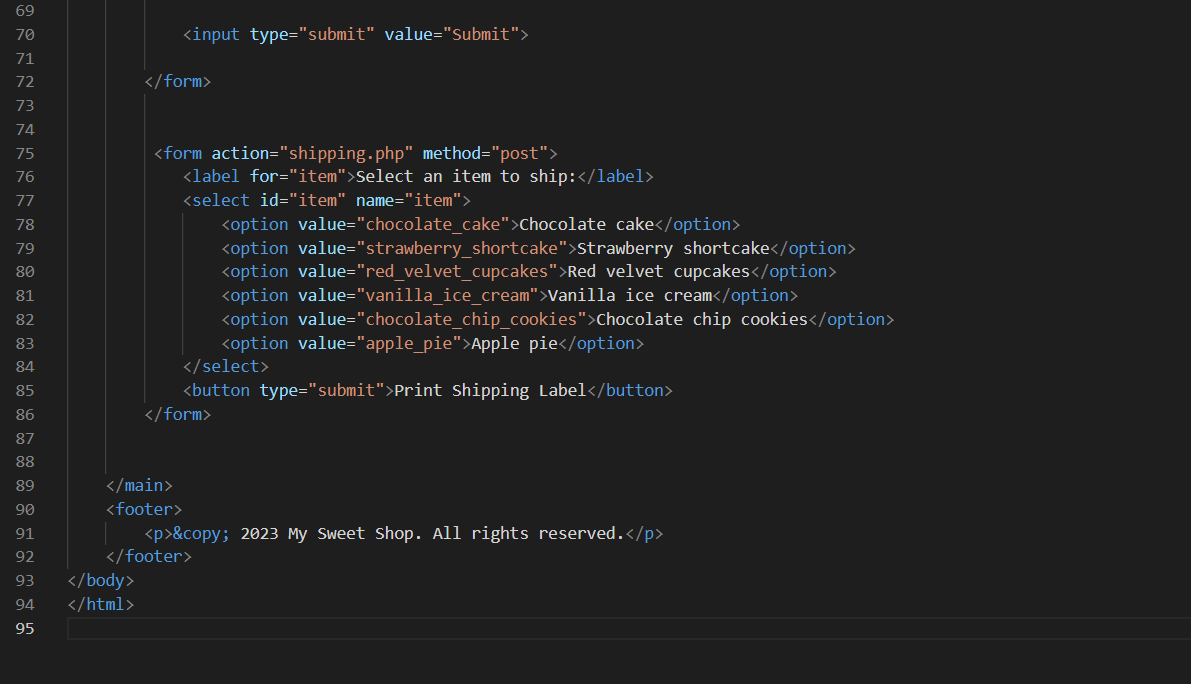 Solved Need help creating a shipping label after I hit | Chegg.com