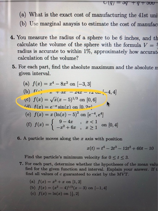 Solved I got a really long derivative with this using the | Chegg.com