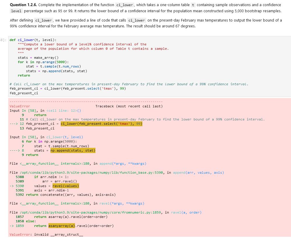 Question 1.2.6. Complete the implementation of the | Chegg.com