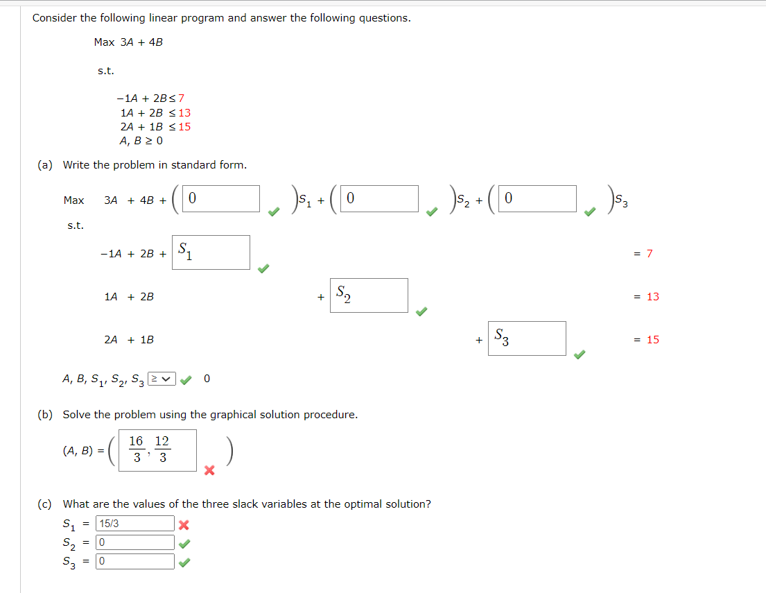 Solved Consider the following linear program and answer the | Chegg.com