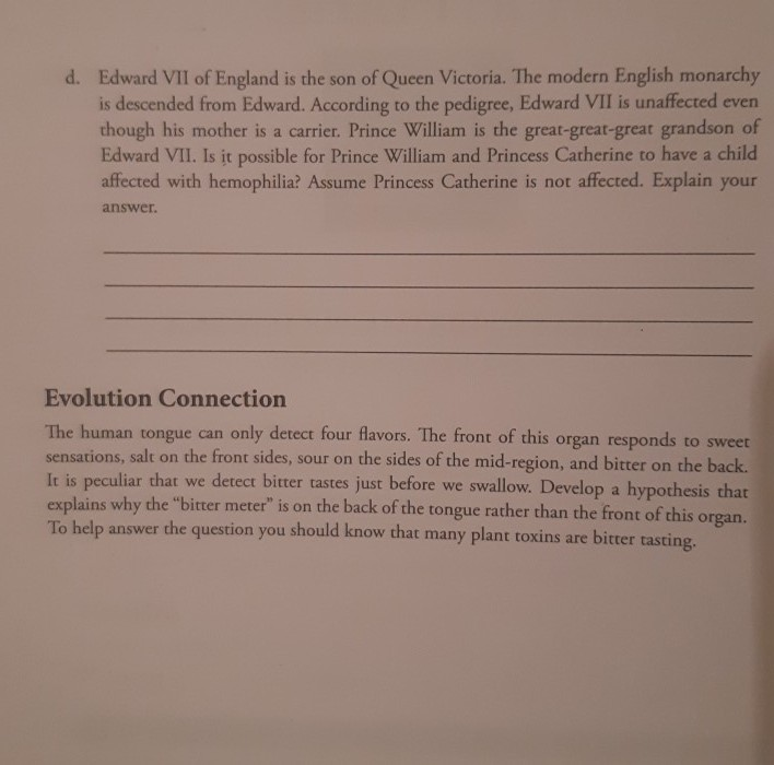 Solved d. Edward VII of England is the son of Queen | Chegg.com