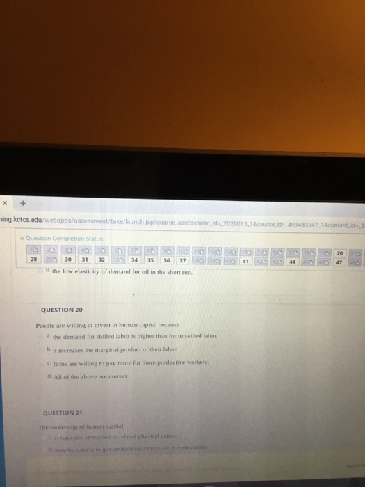 Solved g kctcs edu/webapps/assessment/take/launch | Chegg.com