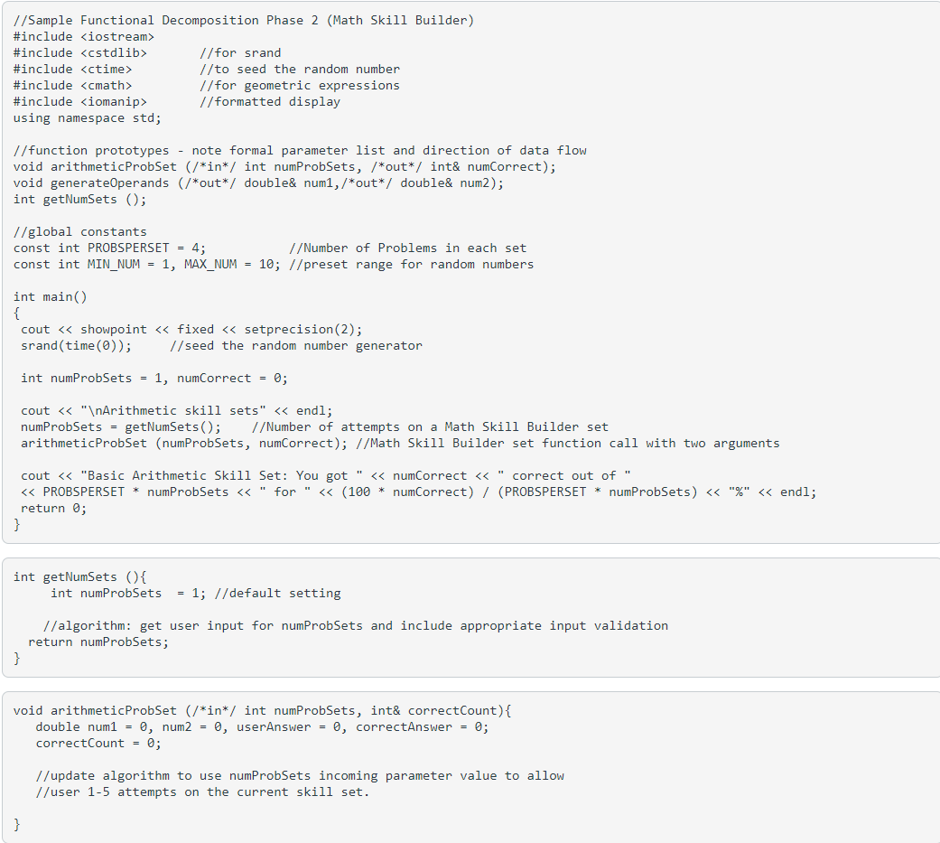 Solved The following programming project is based in part on | Chegg.com