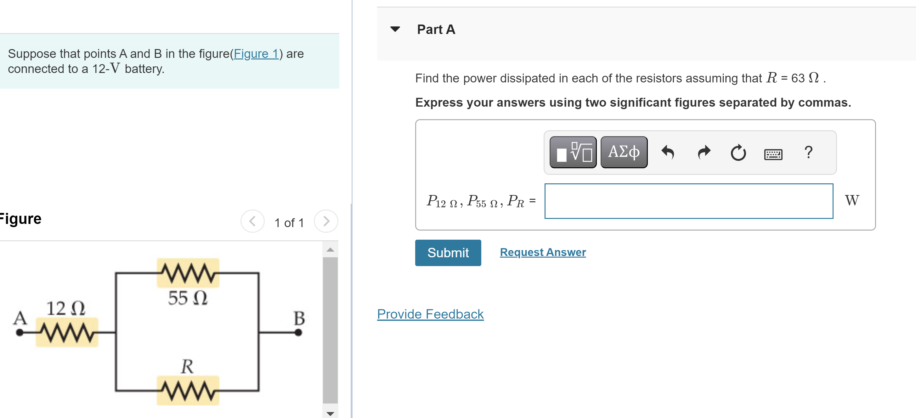 Solved Suppose that points A and B in the figure( connected | Chegg.com