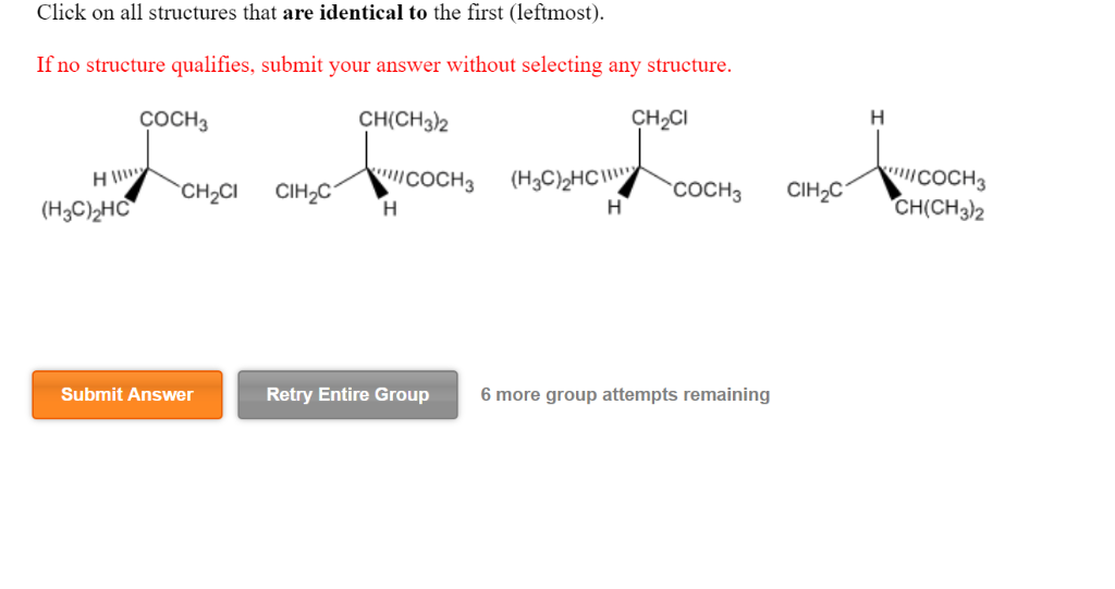 Solved Click on all structures that are identical to the | Chegg.com