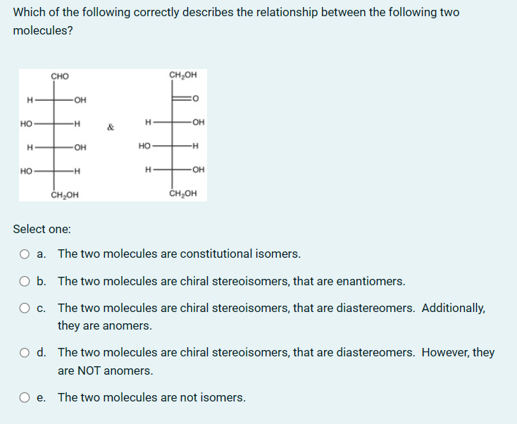 Solved Which of the following correctly describes the | Chegg.com