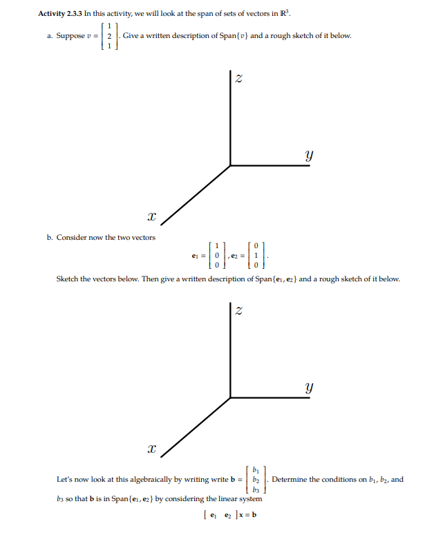 Solved Activity 2.3.3 In this activity, we will look at the | Chegg.com
