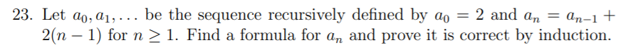 Solved 23. Let do, Q1, ... be the sequence recursively | Chegg.com