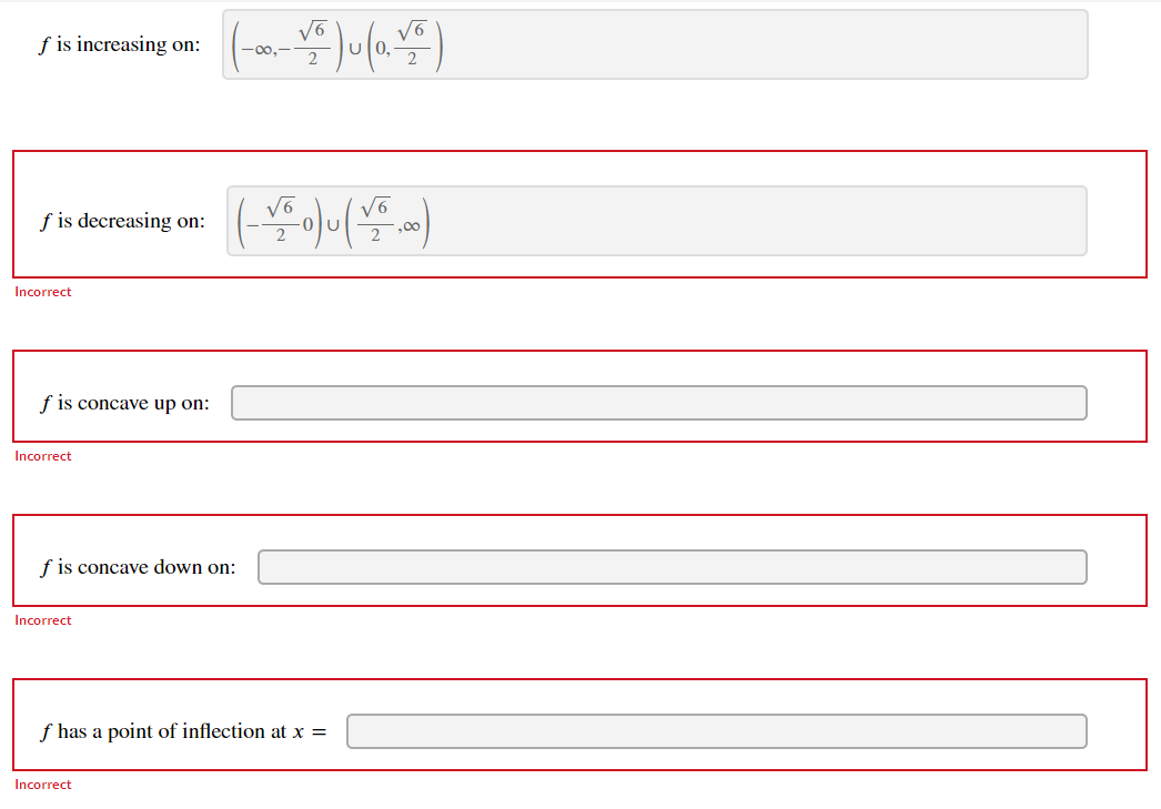 Solved Consider the function. f(x) = (2x2 - 1) e-t? +4 | Chegg.com