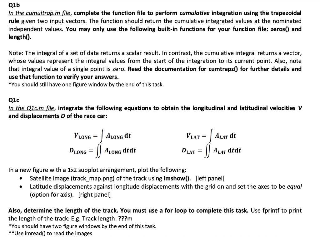 Use Matlab_R2018b to solve the follow questions | Chegg.com