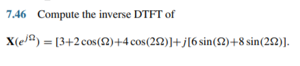 Solved I need help explaining how to use the inverse dtft | Chegg.com