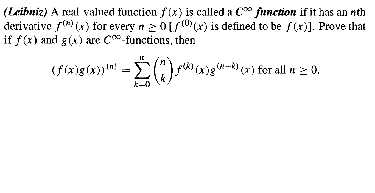 Solved (Leibniz) A real-valued function f(x) is called a | Chegg.com