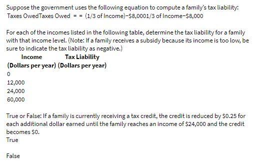 Solved Suppose the government uses the following equation to | Chegg.com
