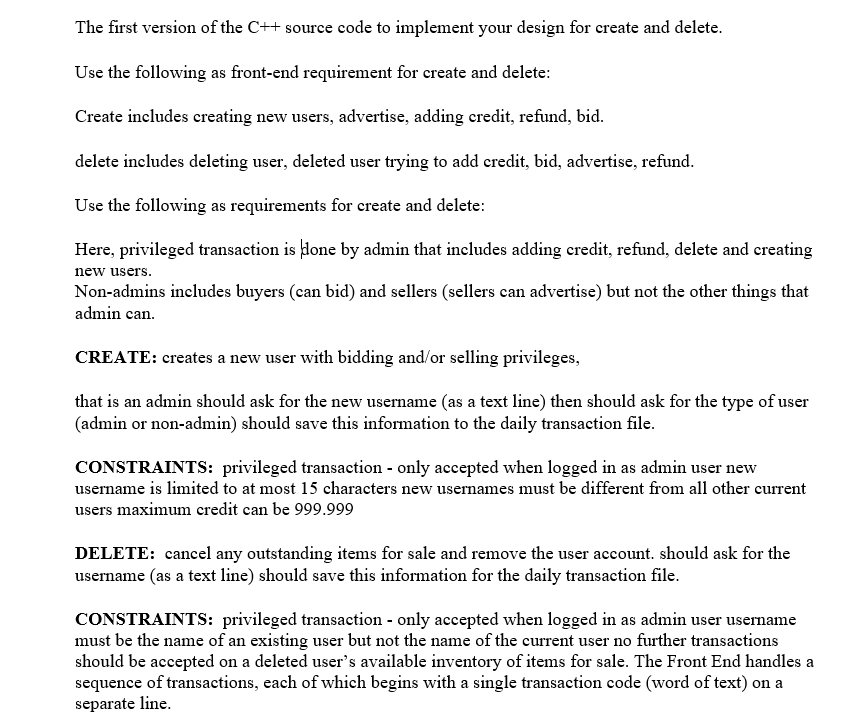 Solved PLEASE REPLY ASAP, I NEED 2 DIFFERENT .CPP FILES FOR | Chegg.com