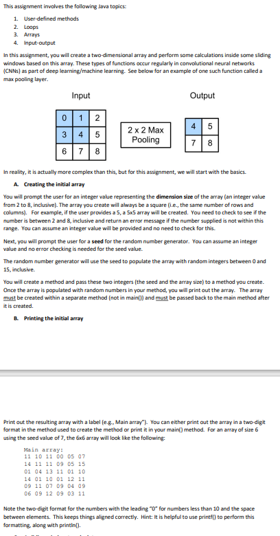 Solved This assignment involves the following lava topics: | Chegg.com